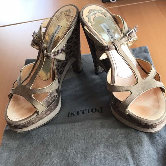 Pollini | Shoes | Pollini Wedge Sandals | Poshmark